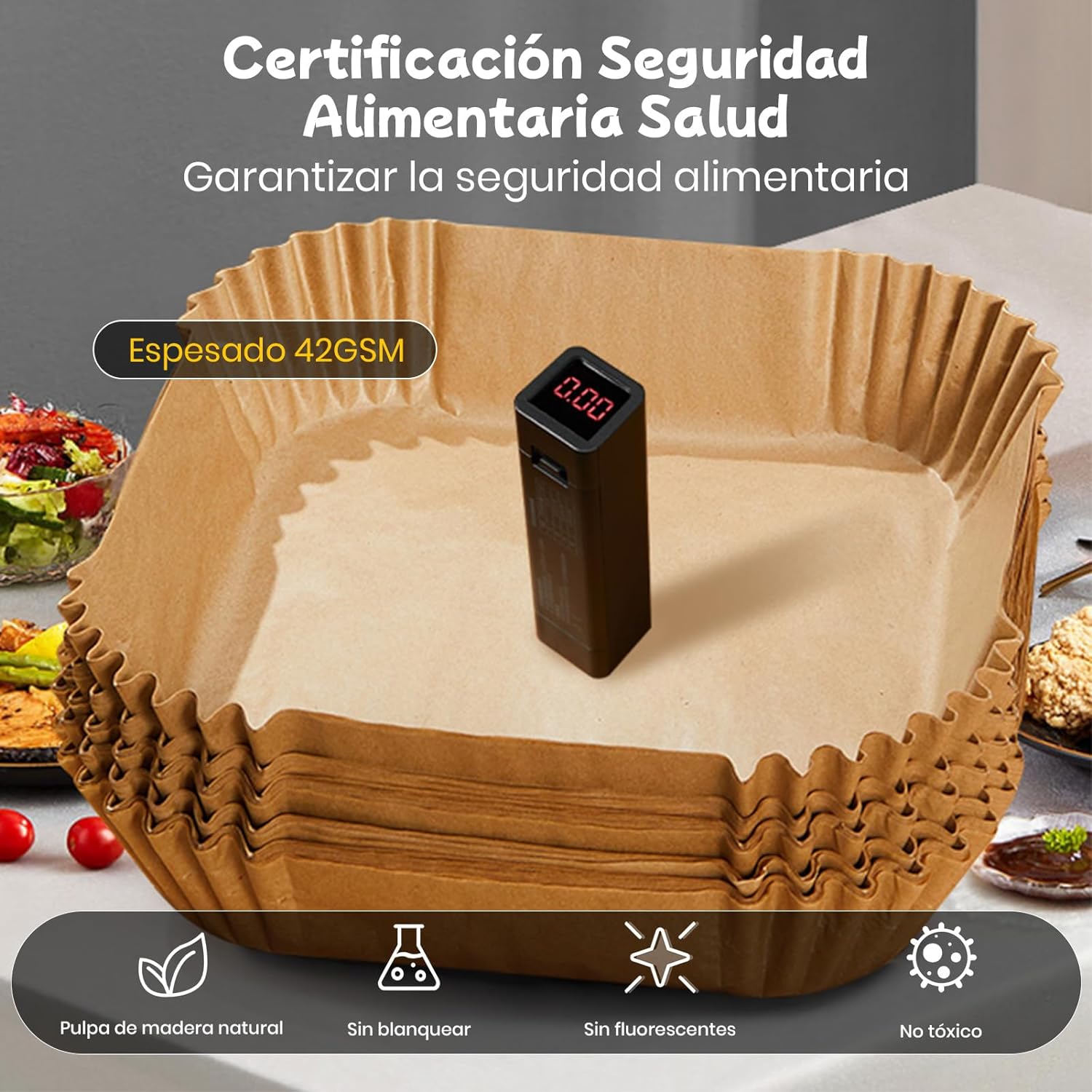 Ventajas de usar papel pergamino en las airfryers | Limpieza máx.